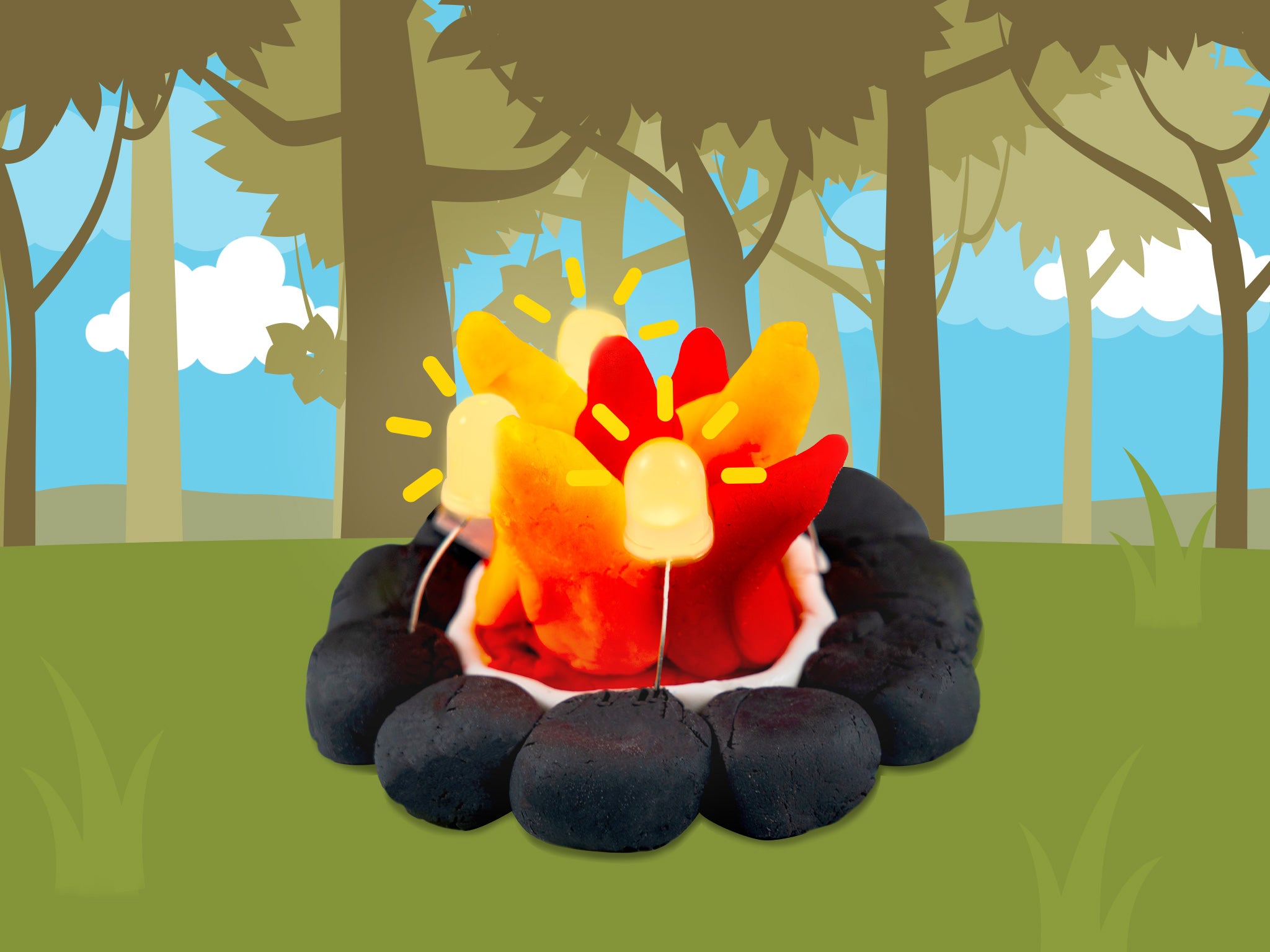 Campfire Project – Squishy Circuits