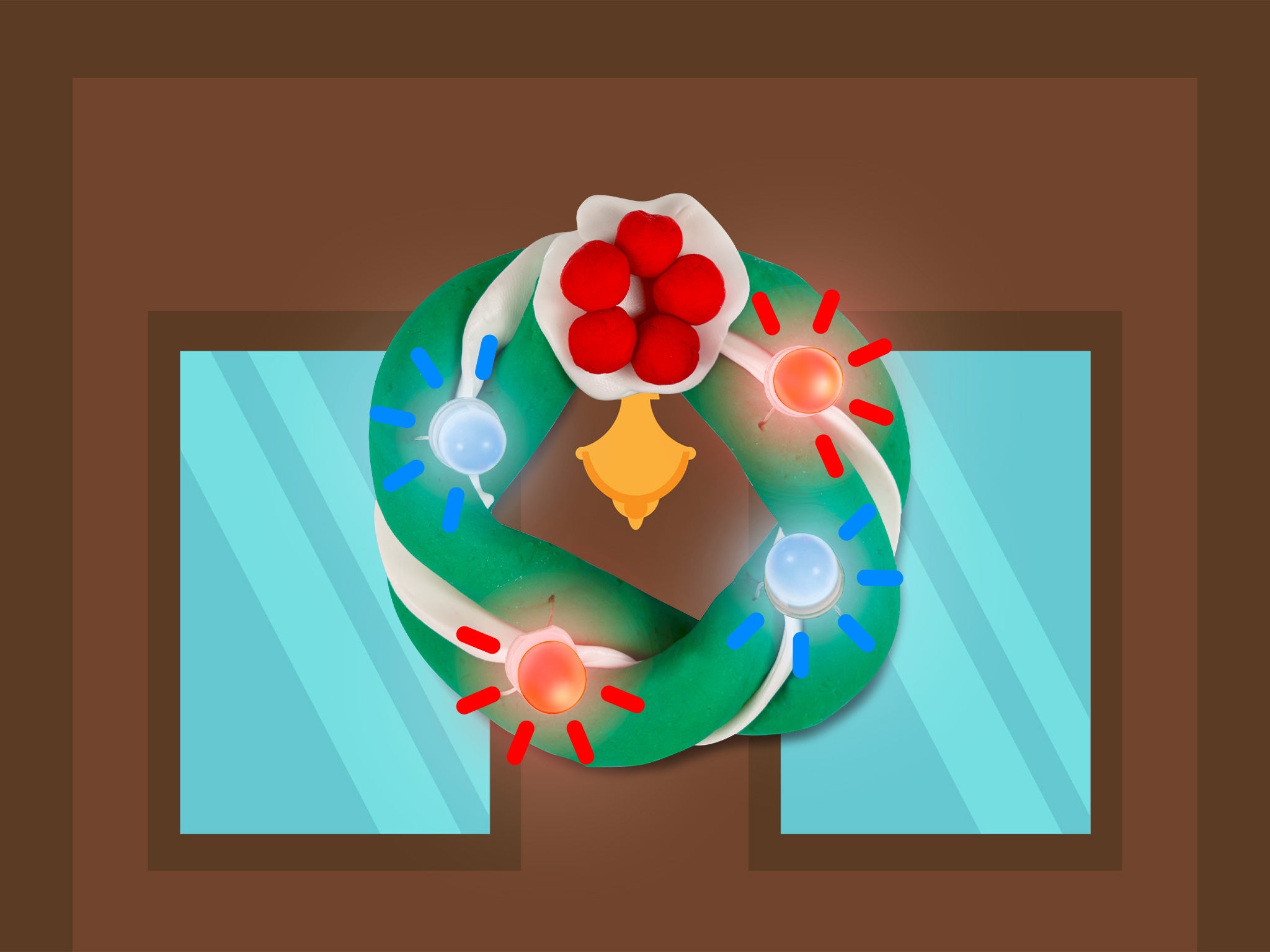 Wreath Project – Squishy Circuits