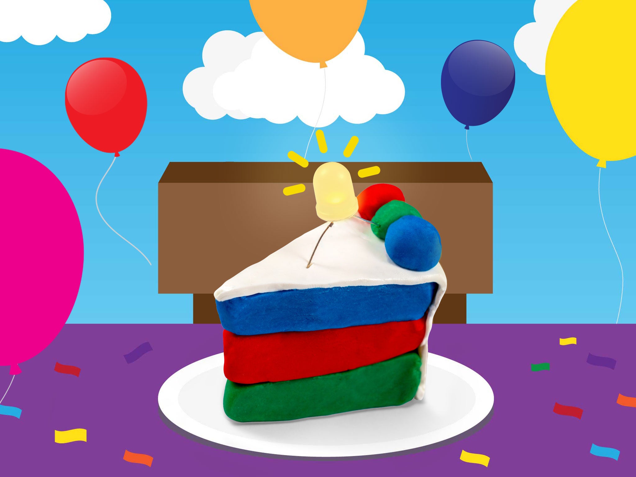 Birthday Cake Project – Squishy Circuits