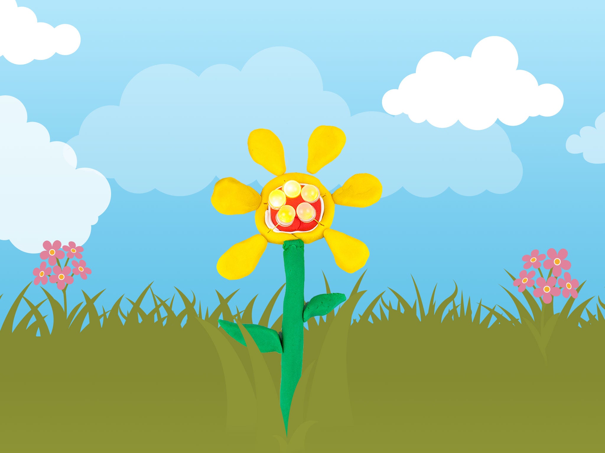 Flower Project – Squishy Circuits