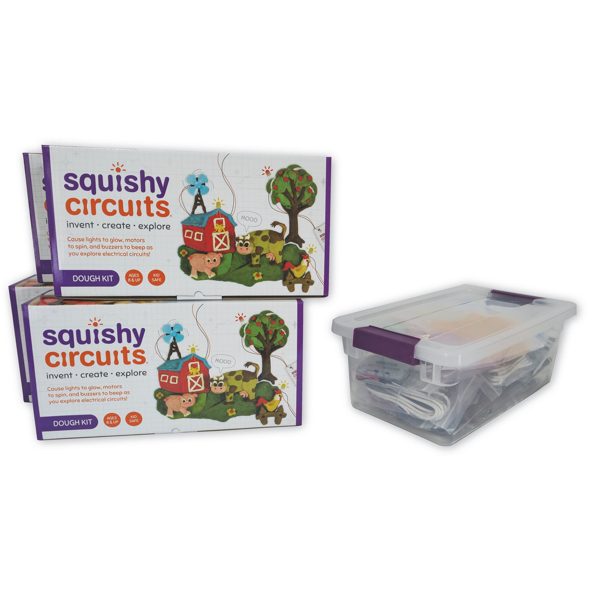Group+ Kit with 6 Power Hubs – Squishy Circuits