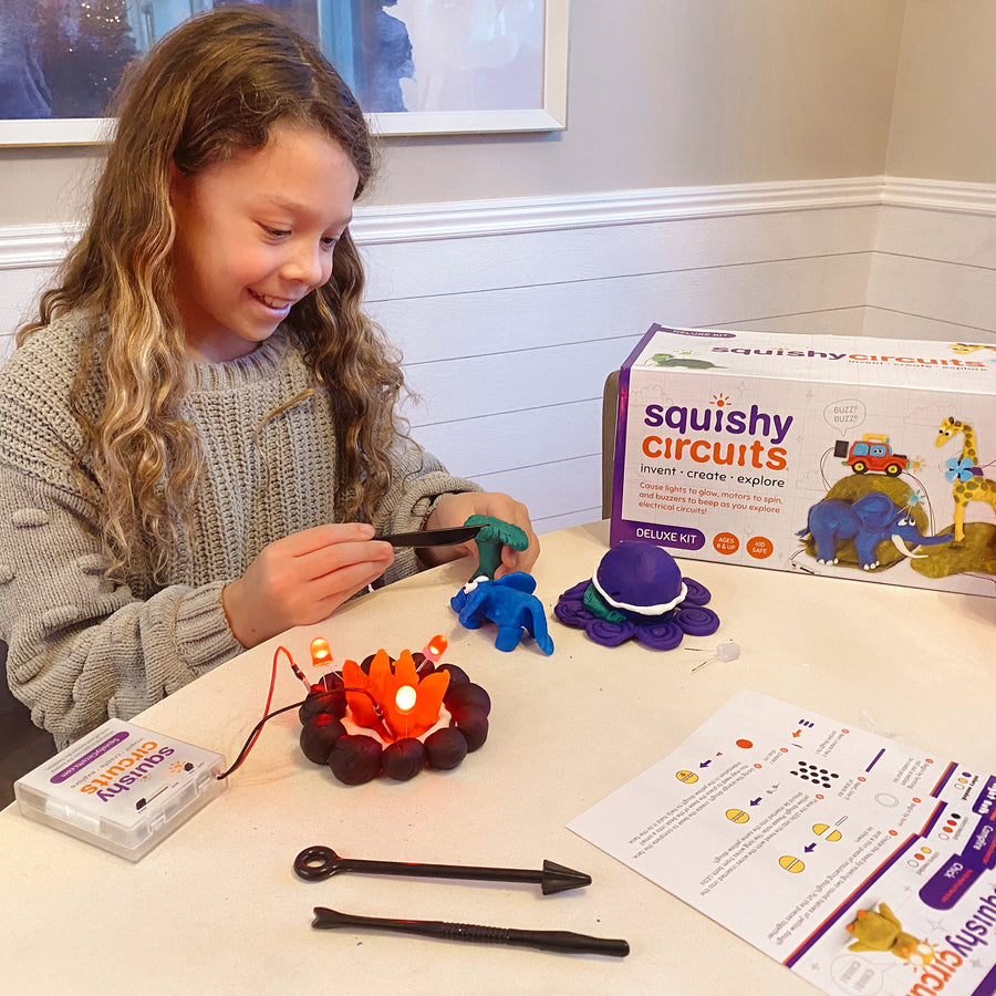 Deluxe Kit | Expand Your Creativity with Lots of Dough and Components! – Squishy Circuits