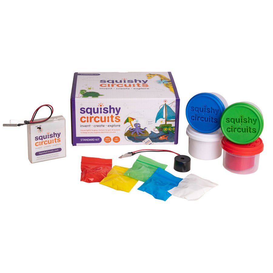 Standard Kit | Basic Kit with Conductive and Insulating Dough – Squishy Circuits